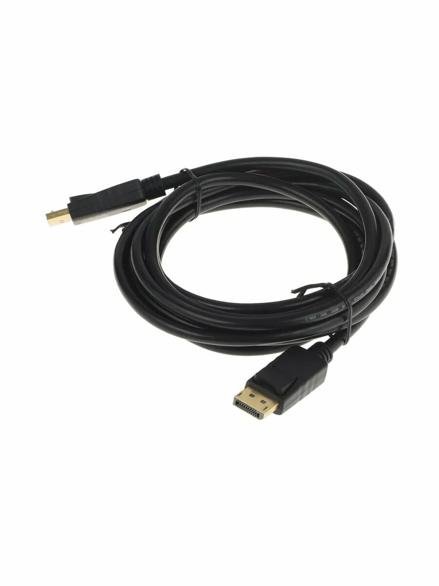 Кабель аудио-видео Buro BU-DP-v1.2-3m DisplayPort (m)/DisplayPort (m) 3м. черный