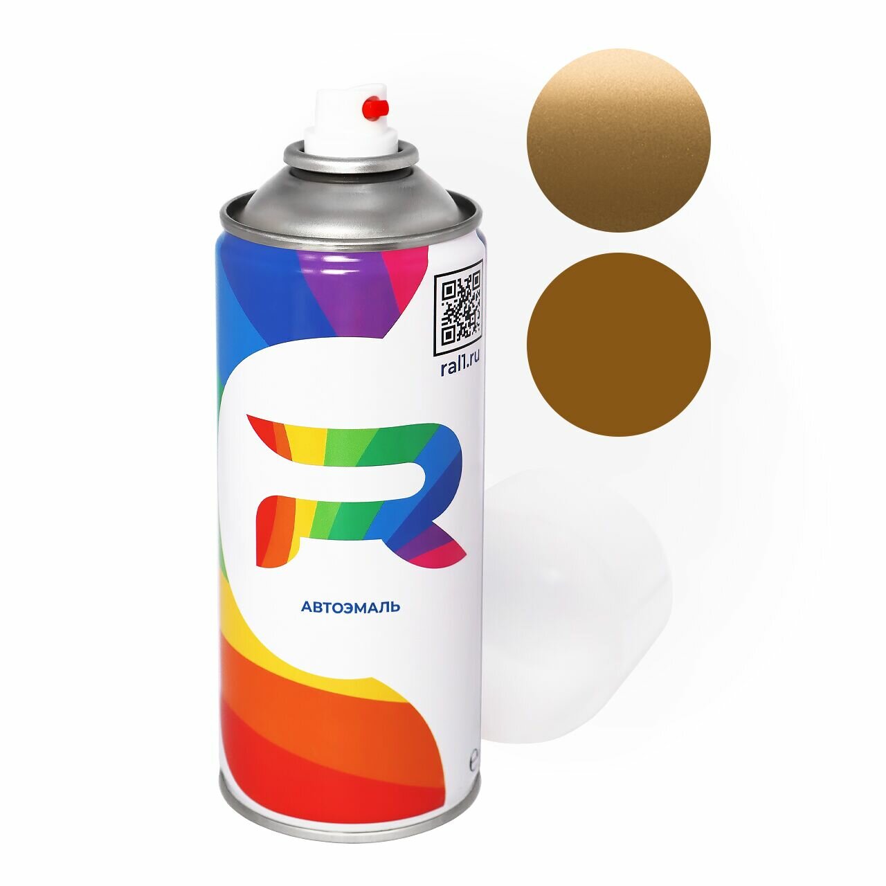 Автоэмаль аэрозольная Honda YR531M, YR-531M - Blaze Gold (Базовая краска, Двухслойный металлик, Коричневый) баллон 520 мл.