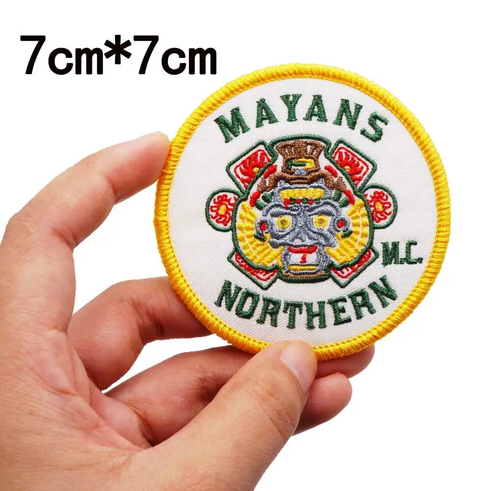 Нашивка Sons of Anarchy вышитая AS166 IRON ON