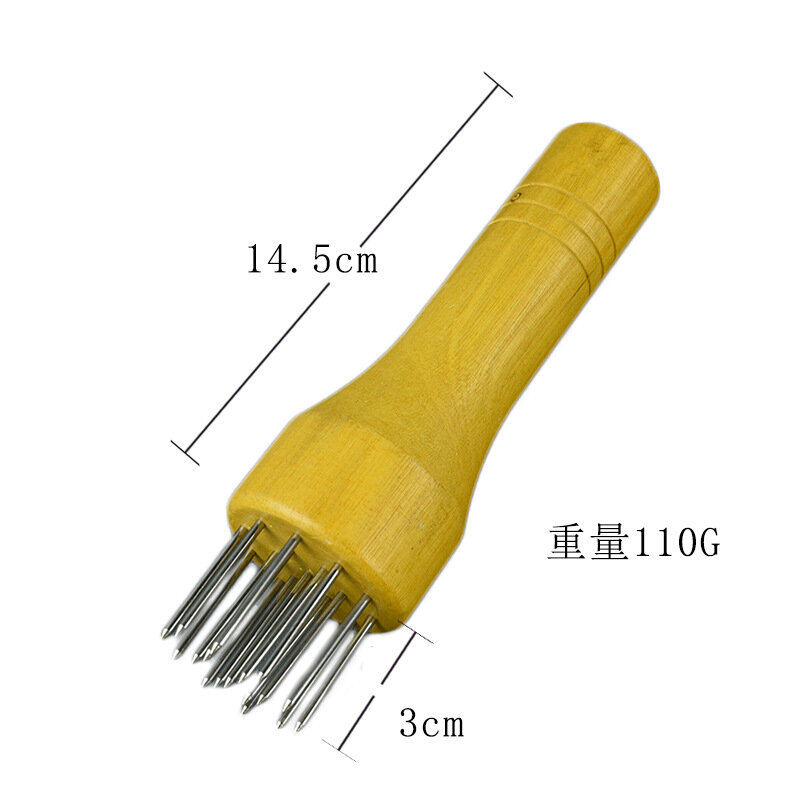 Игла для размягчения мяса для свиных отбивных, куриных филе, куриных крыльев, молоток для мяса, нержавеющий перфоратор для стейков, вставка для свиной кожи