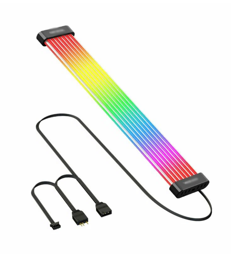 Гибкая светодиодная лента RGB с платой синхронизации ARGB ATX 24PIN GPU 8PIN PC Корпус блока питания удлинительный кабель для самостоятельной сборки