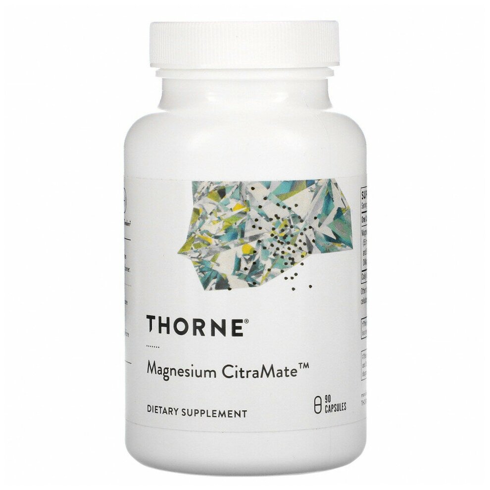 Thorne Research Magnesium Citramate (добавка с магнием) 90 капсул (Thorne Research)