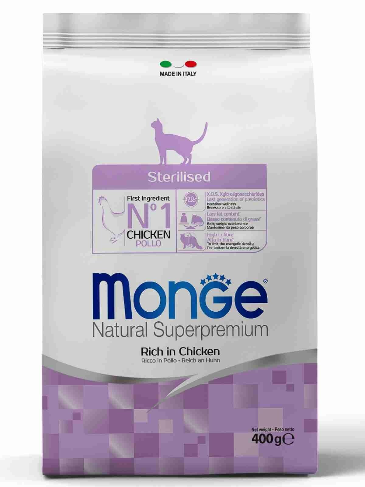 Monge Cat Sterilised корм для стерилизованных кошек 400г