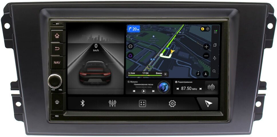 Штатная магнитола Datsun On-Do, Mi-Do 2014-2021 Canbox GTR056-RP-DTOD-95 Android 10 (4/64, DSP, IPS, Carplay) С крутилкой