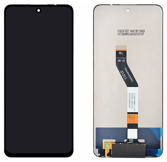 Дисплей (экран) в сборе с тачскрином для Xiaomi Redmi Note 11, Redmi Note 11S 5G, Poco M4 Pro 5G черный (Premium LCD) / 1080х2400