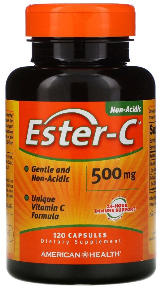 Капсулы AMERICAN HEALTH Ester-C, 500 мг, 120 шт.