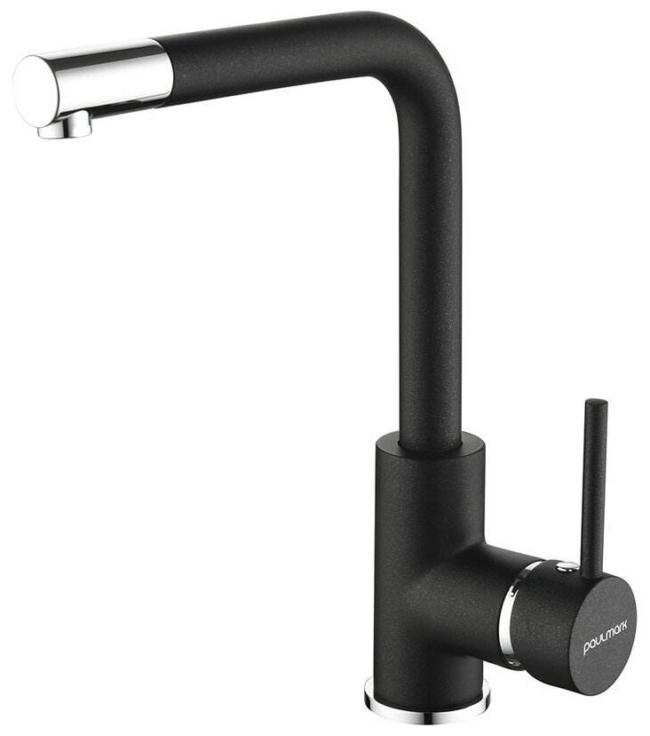 Смеситель Paulmark HONNER Ho212018-BLM черный стандартный