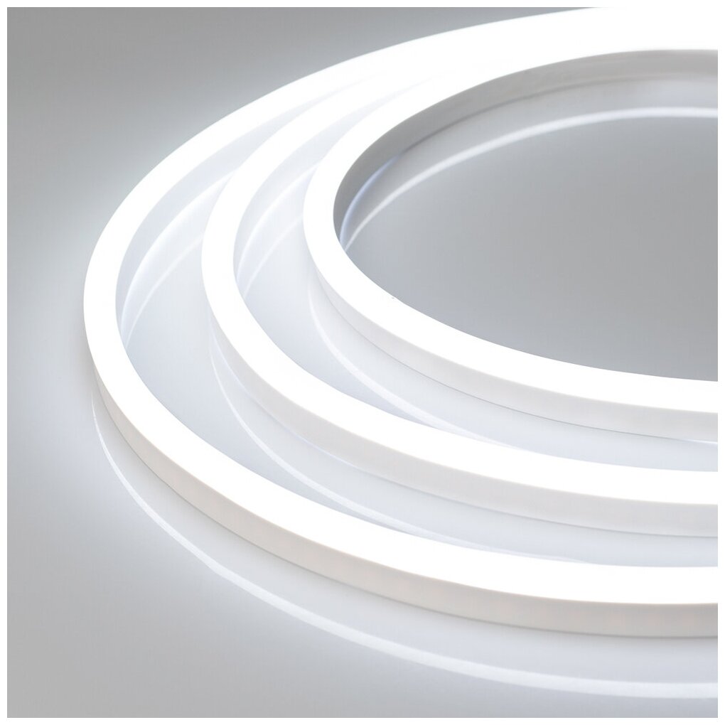 030874 Гибкий неон ARL-NEON-1608-SIDE 24V White (ARL, 6 Вт/м, IP65)