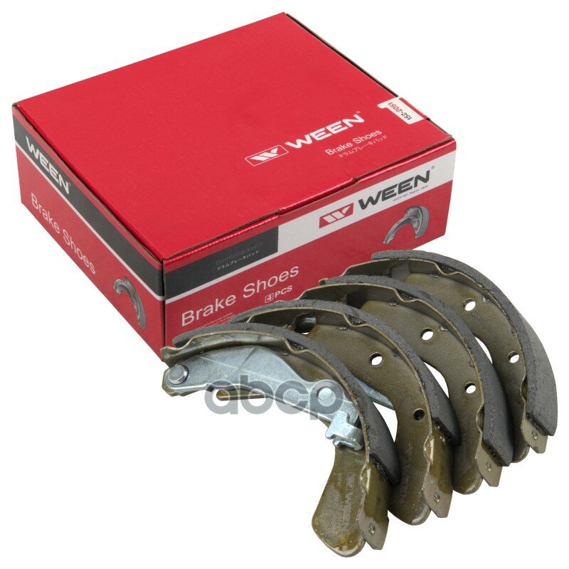 Колодки тормозные CHEVROLET AVEO 1.2-1.5 05- задние барабанные (к-т 4 шт.) Ween арт. 1522051