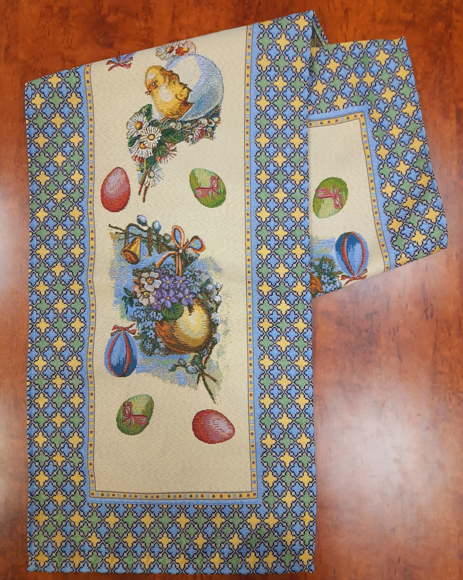 Дорожка декоративная из гобелена 37х140 Пасхальное чудо-1