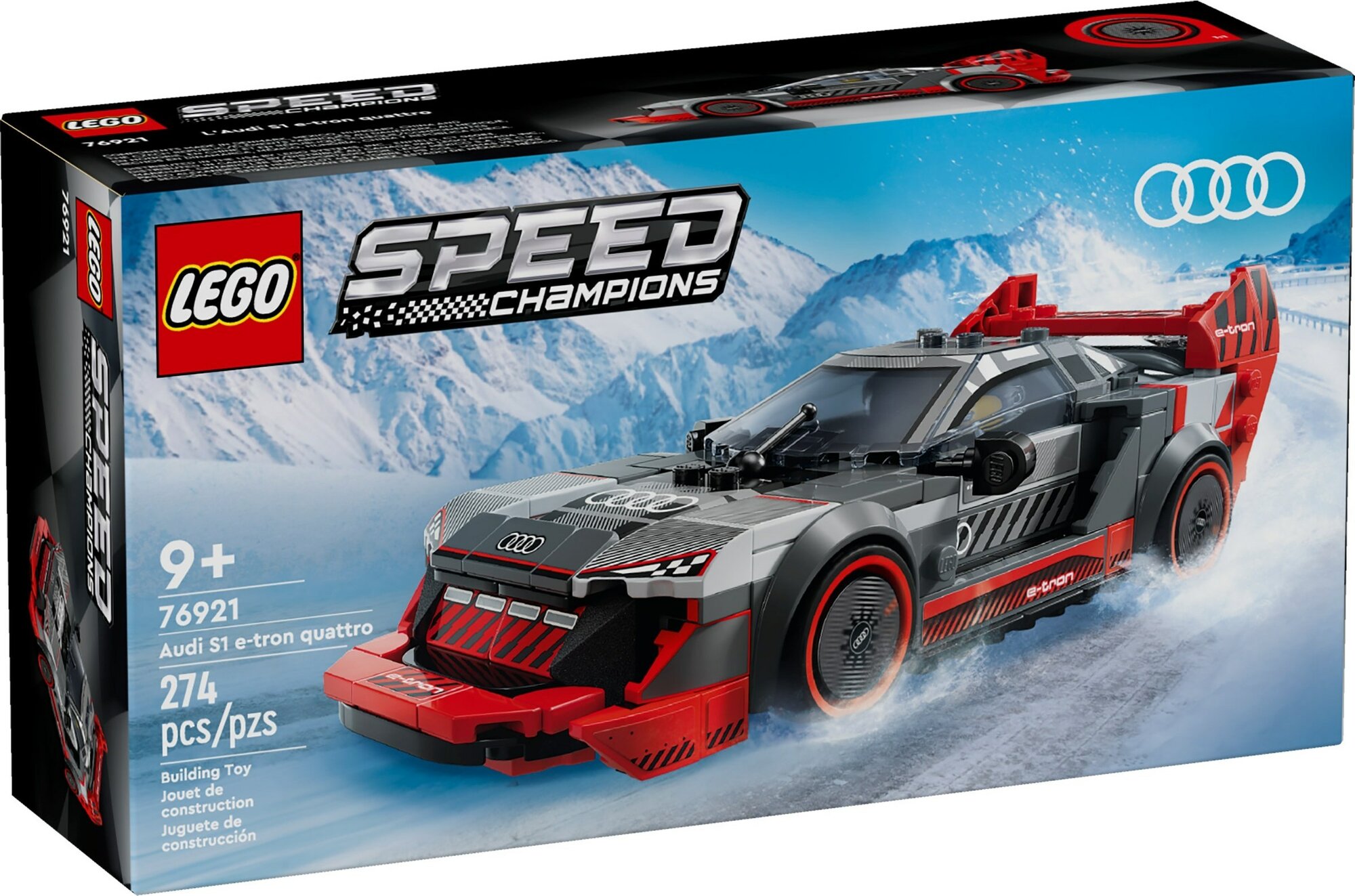 Конструктор LEGO Speed Champions 76921 Гоночный автомобиль Audi S1 e-tron quattro, 274 дет.