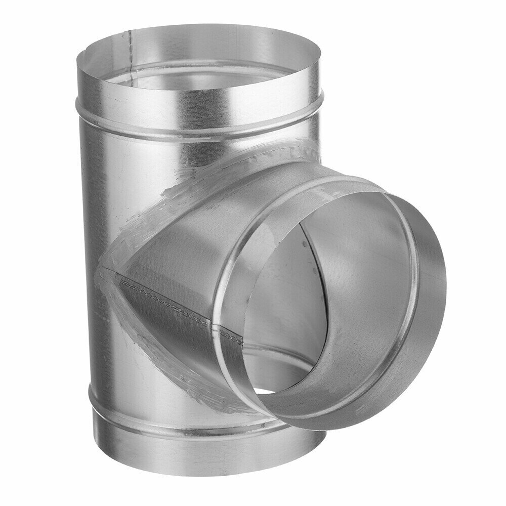 Тройник для круглых воздуховодов d150 мм 90° оцинкованный Era Pro Era Pro 150TPG