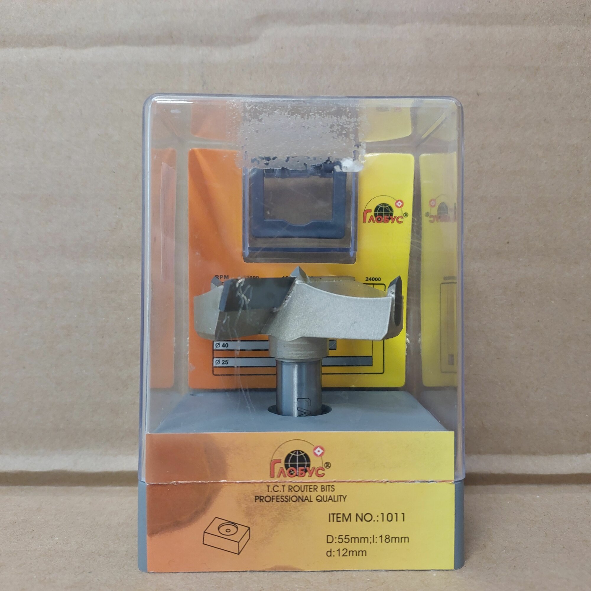 Форстнера Глобус 1011 D:55mm I:18mm d:12mm Форстнера Арт:1011D55d12