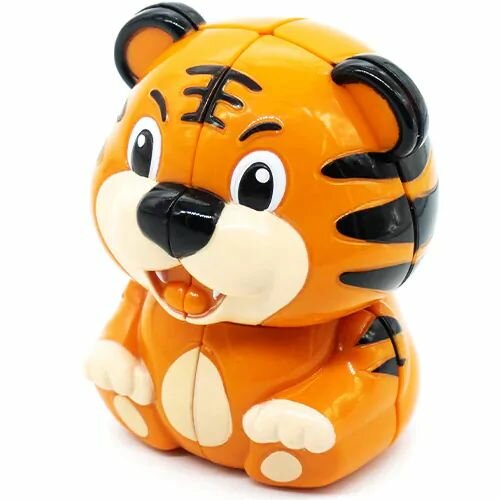 Брелок Кубик Рубика / YuXin Tiger 2x2 Оранжевый / Антистресс головоломка