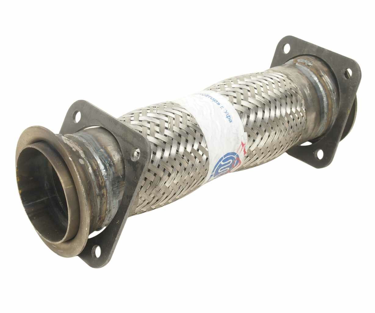 Металлорукав КАМАЗ-евро в сборе в оплетке L=360мм, D=80мм (нержавеющая сталь) металлокомпенсатор, 000.4859.70.000/21-О, макспром