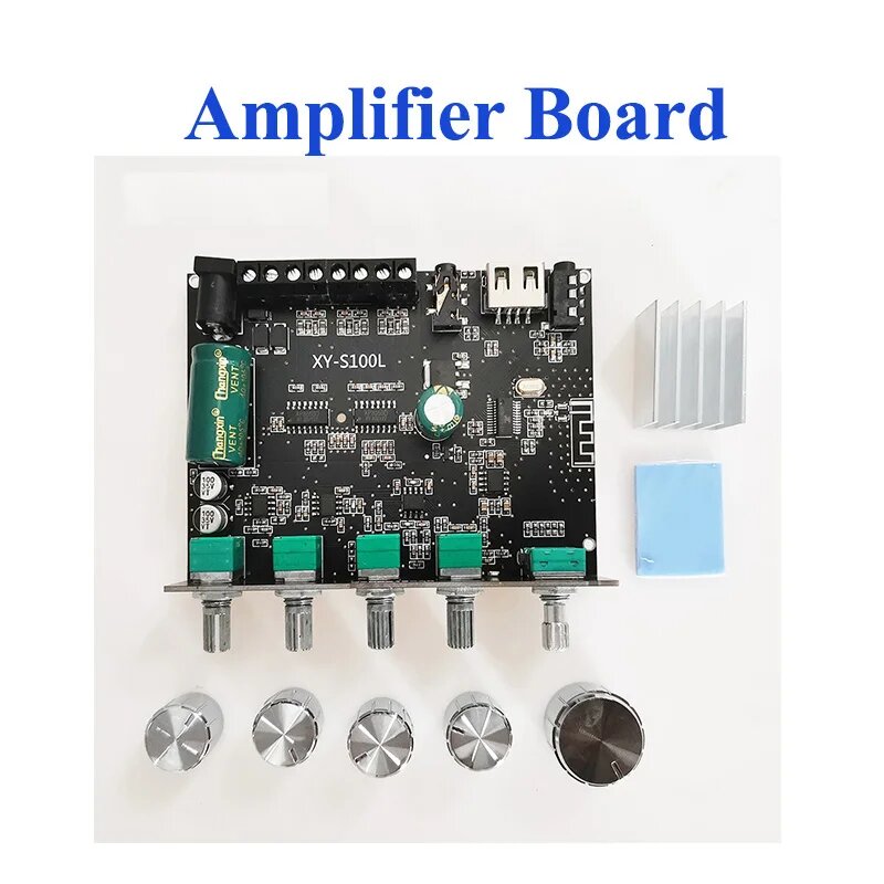 GYKZ Bluetooth усилитель 2*50Вт+100Вт board