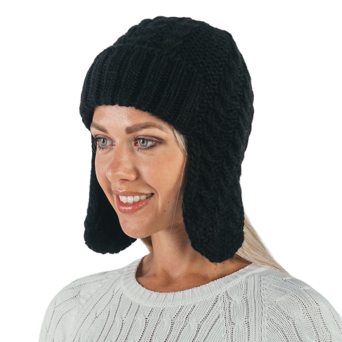 Шапка-ушанка для женщин