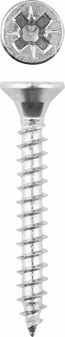Саморезы универсальные ЗУБР СУ-Б 35x5.0мм, белый, 40шт 4-300377-50-035