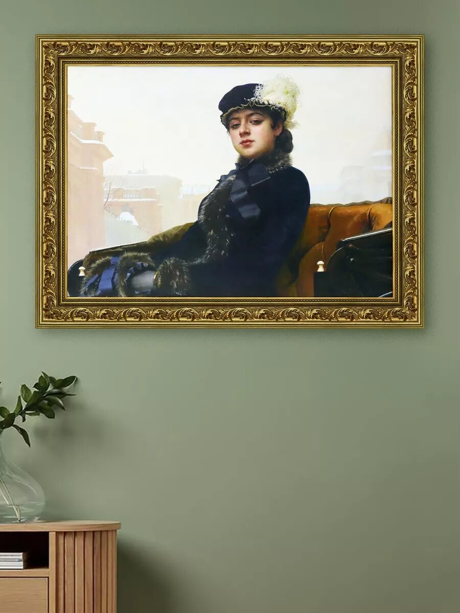 Картина Незнакомка Неизвестная Крамской русский художник