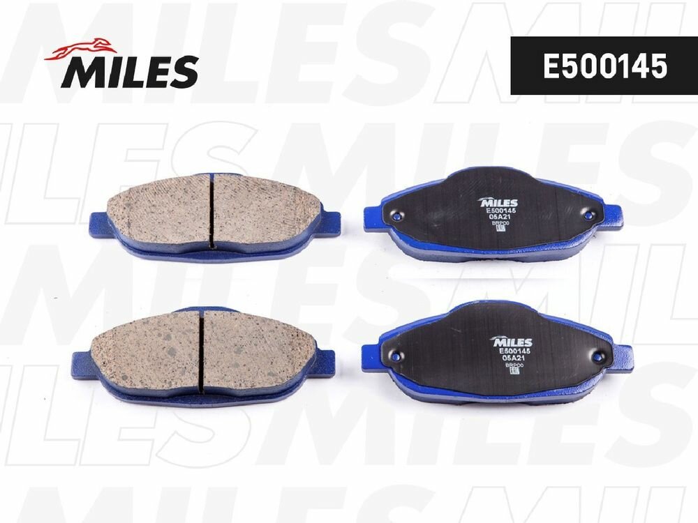 Колодки тормозные Miles/Милес "Керамика, Ceramica" E500145 / PEUGEOT 308 07-/3008 09- передние