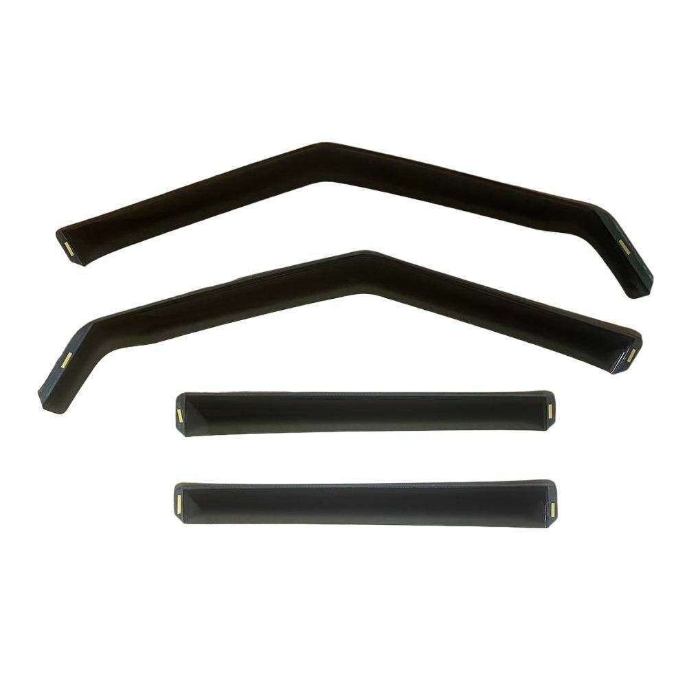 Дефлекторы окон (ветровики) на Skoda Fabia II (2007-2014) HB(хэтчбэк), (вставные)