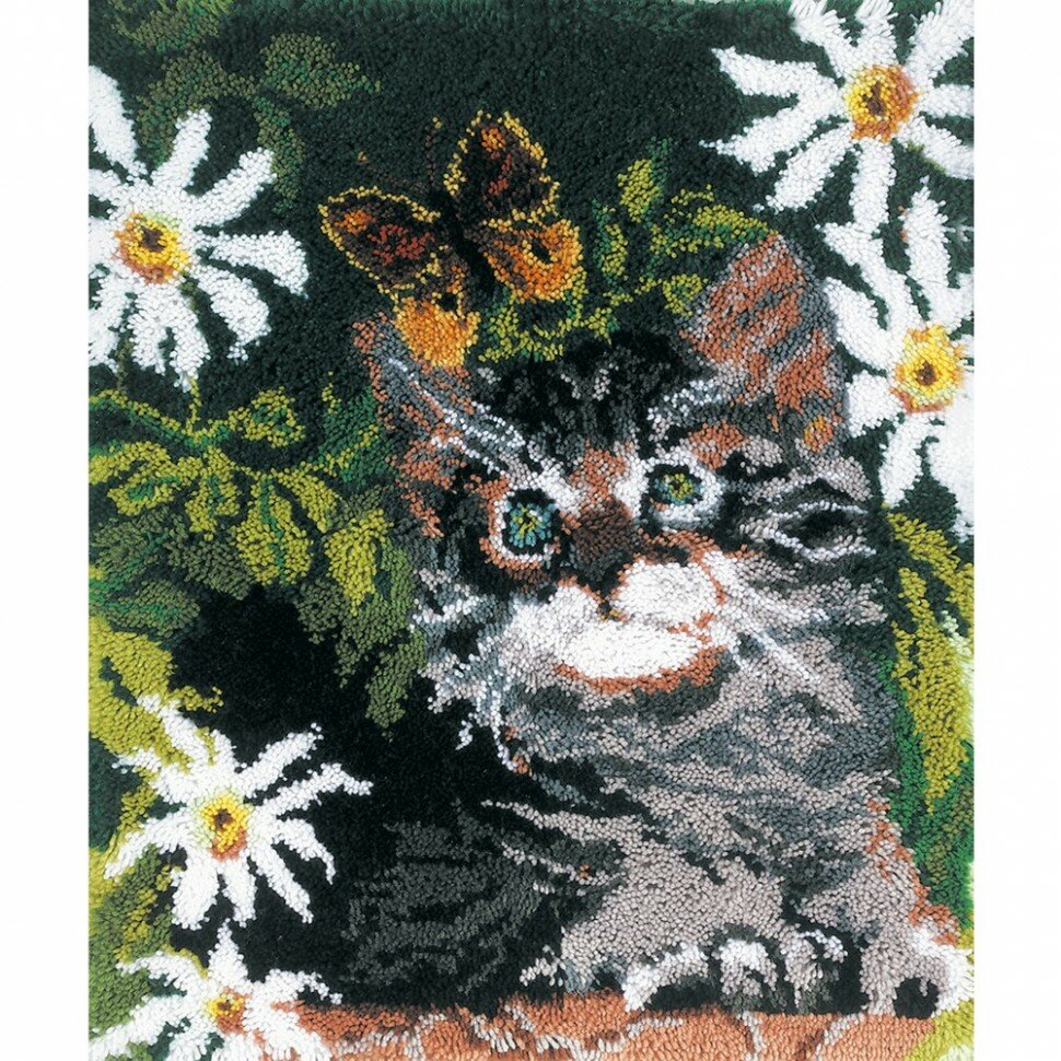 Набор - ковровая техника MCG Textiles #37501 Kitten - Котенок, 91 x 76 см