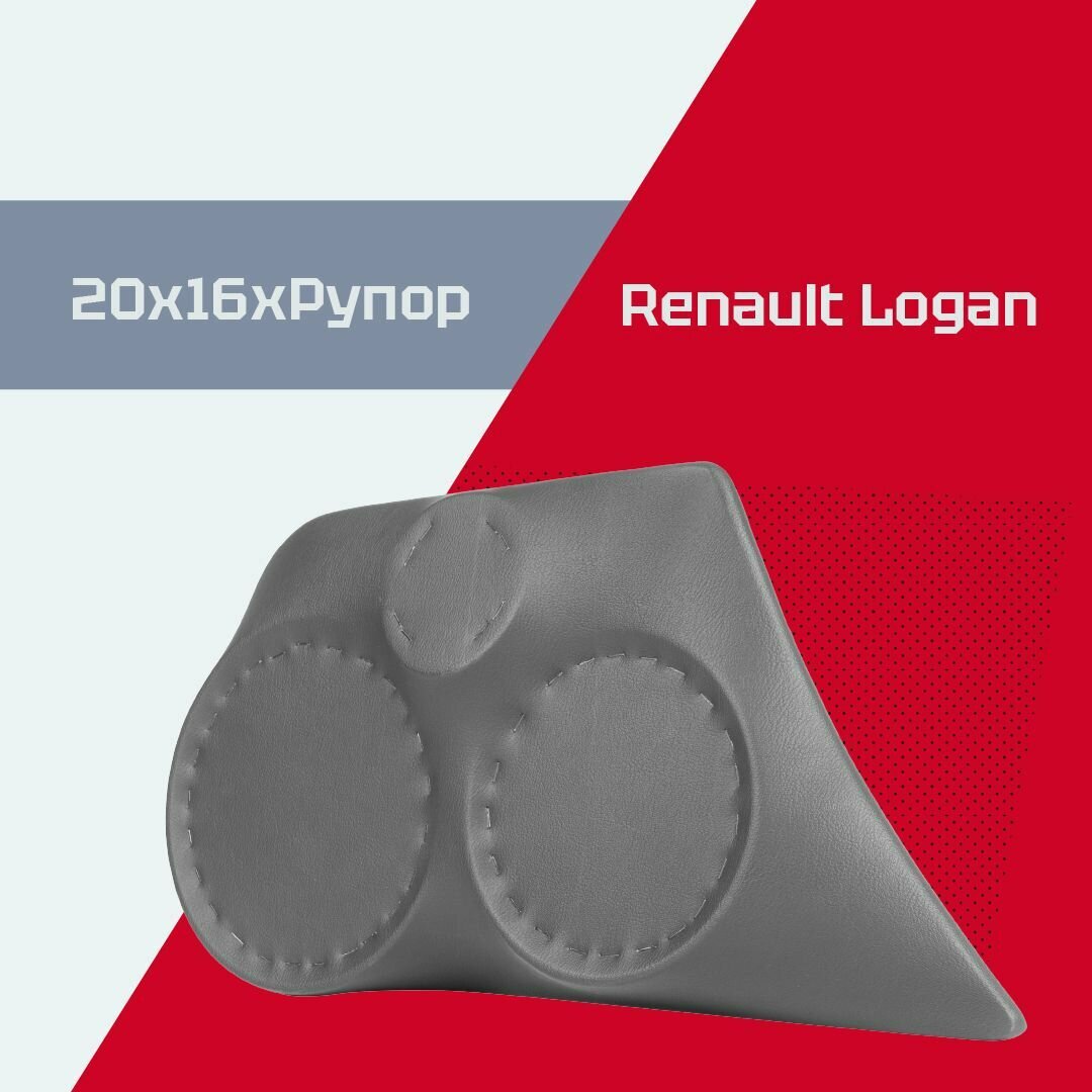 Акустические подиумы Рено Логан / Renault Logan (20х16хРУПОРНЫЙ твитер)