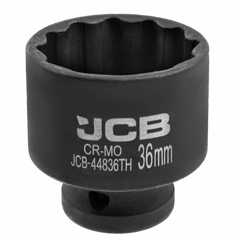 Головка ударная тонкостенная 1/2", 36мм (12гр.) JCB