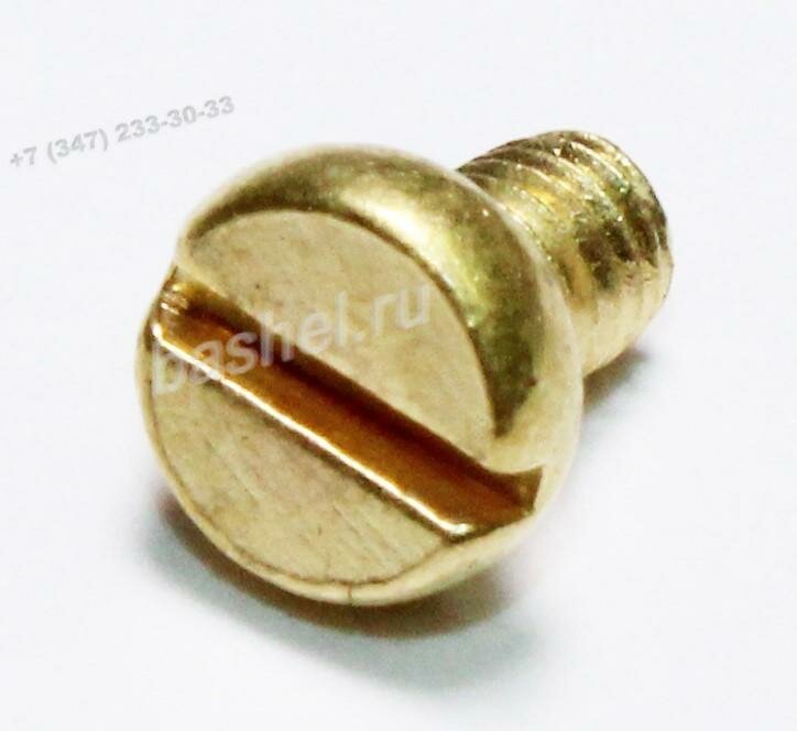 Винт М2,5х4 DIN 84 латунь