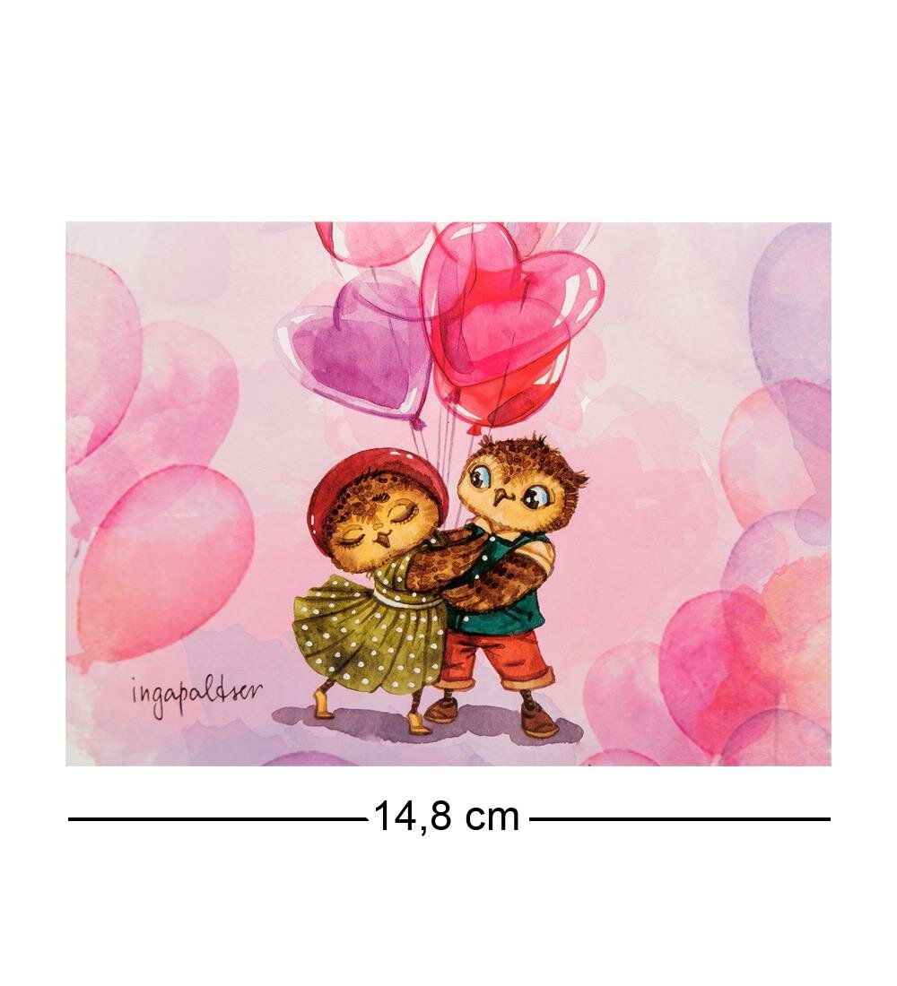 Почтовая открытка "Танго поцелуев" 14,8х10,5 A2142841 Sunpreeze, Бумага