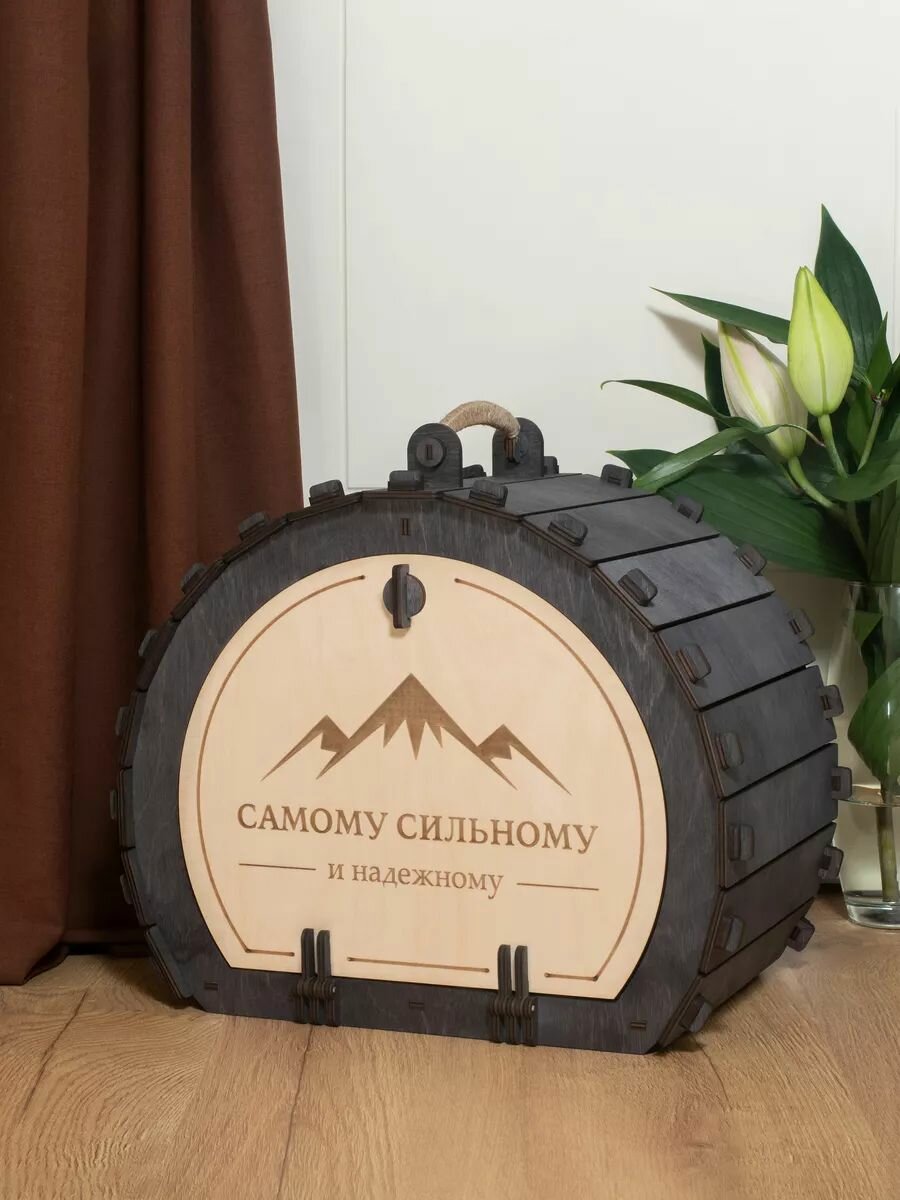 Мини бар Бочка "Самому сильному"