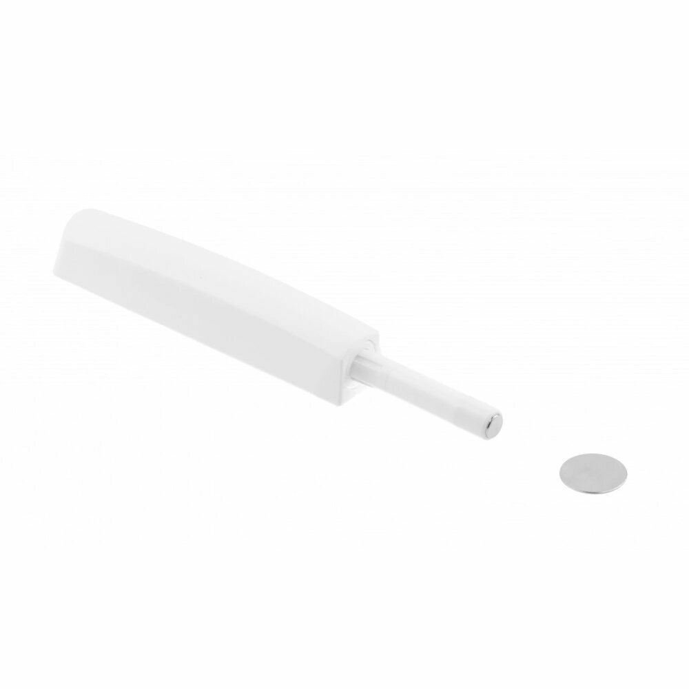 Толкатель GTV для PUSH OPEN с магнитным фиксатором длинный белый