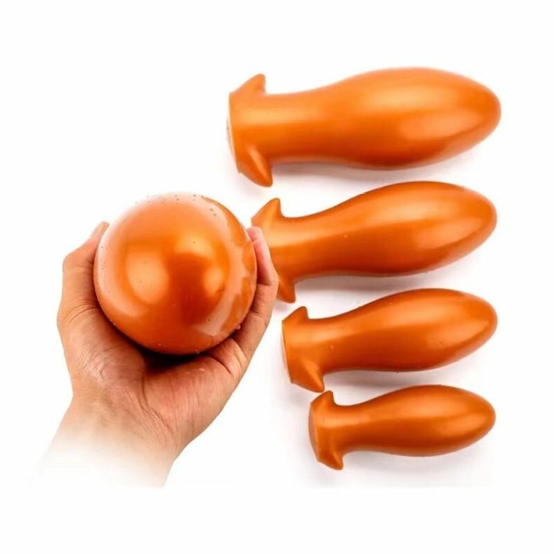 Анальная пробка, Яйцо дракона, негабаритное, силиконовое