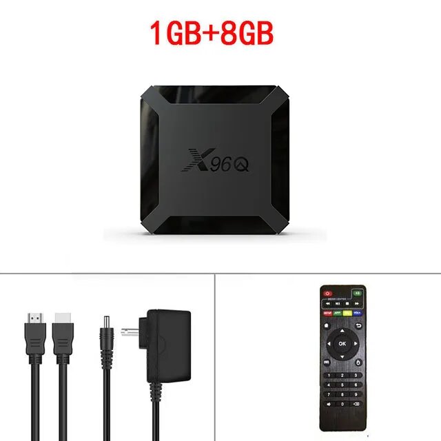 X96Q TV Box 1G 8G с европейской вилкой