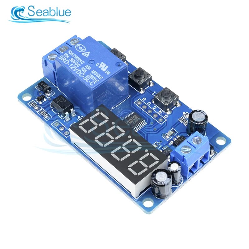 Aideepen 12V Цифровой модуль задержки времени