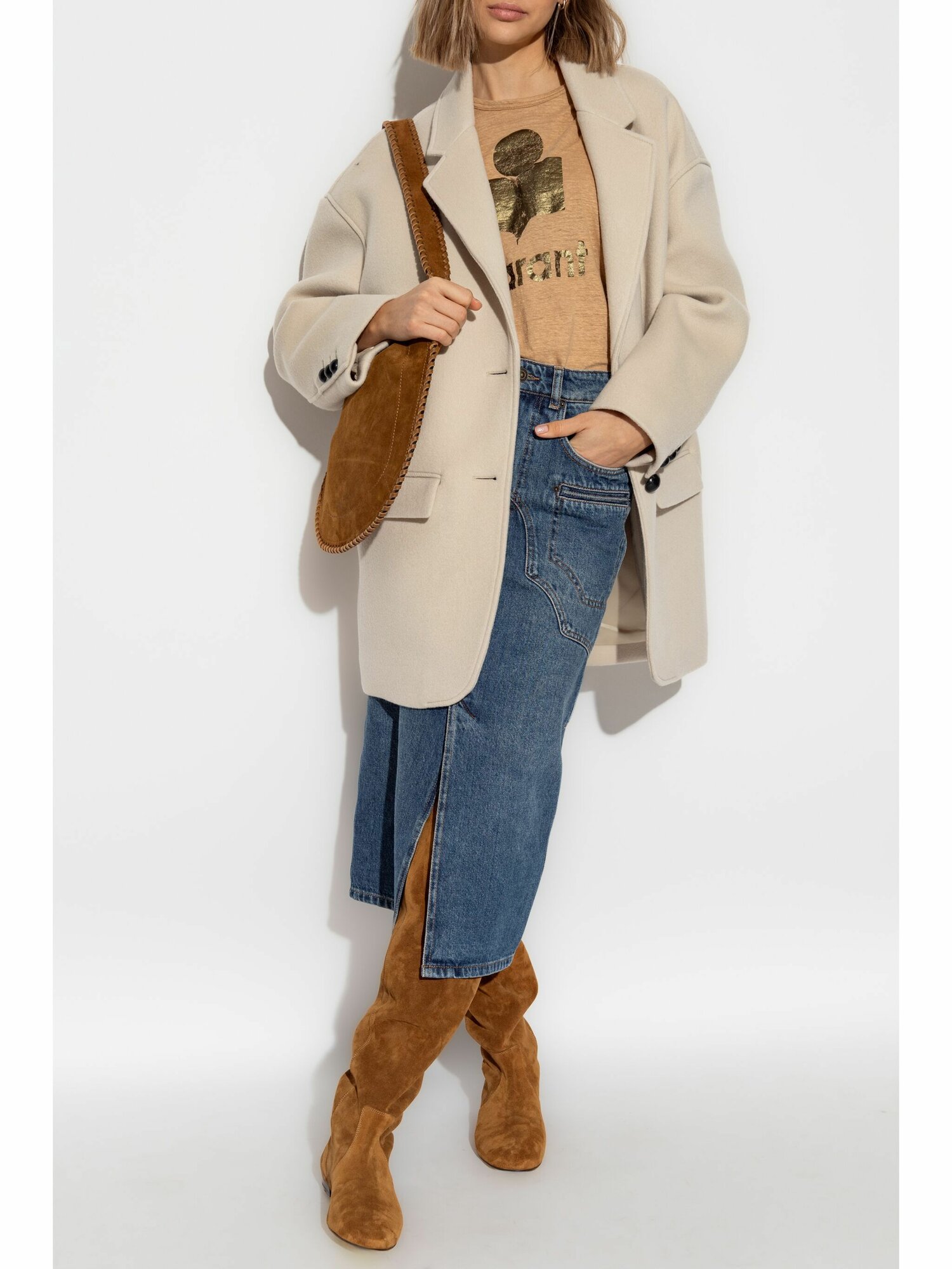 Юбка Isabel Marant Britt, размер 38, blue — фото 1