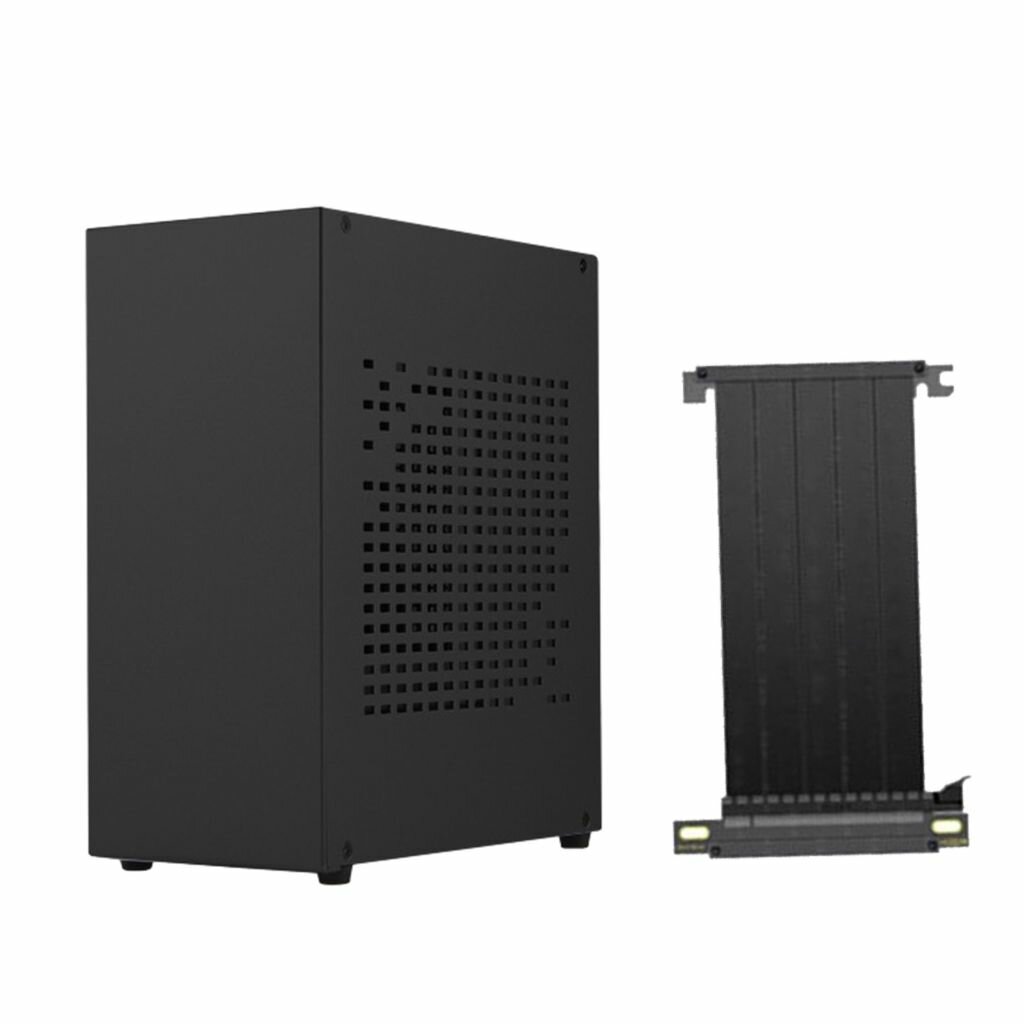 Настольное мини-шасси A07 с удлинительным кабелем pcie3.0 черного цвета