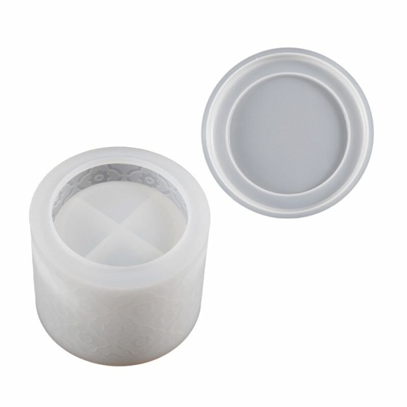 Хрустальный ящик для хранения с рельефным рисунком из эпоксидной смолы, гипсовый цветочный горшок, набор форм посадки 2761-Leaf Pattern A