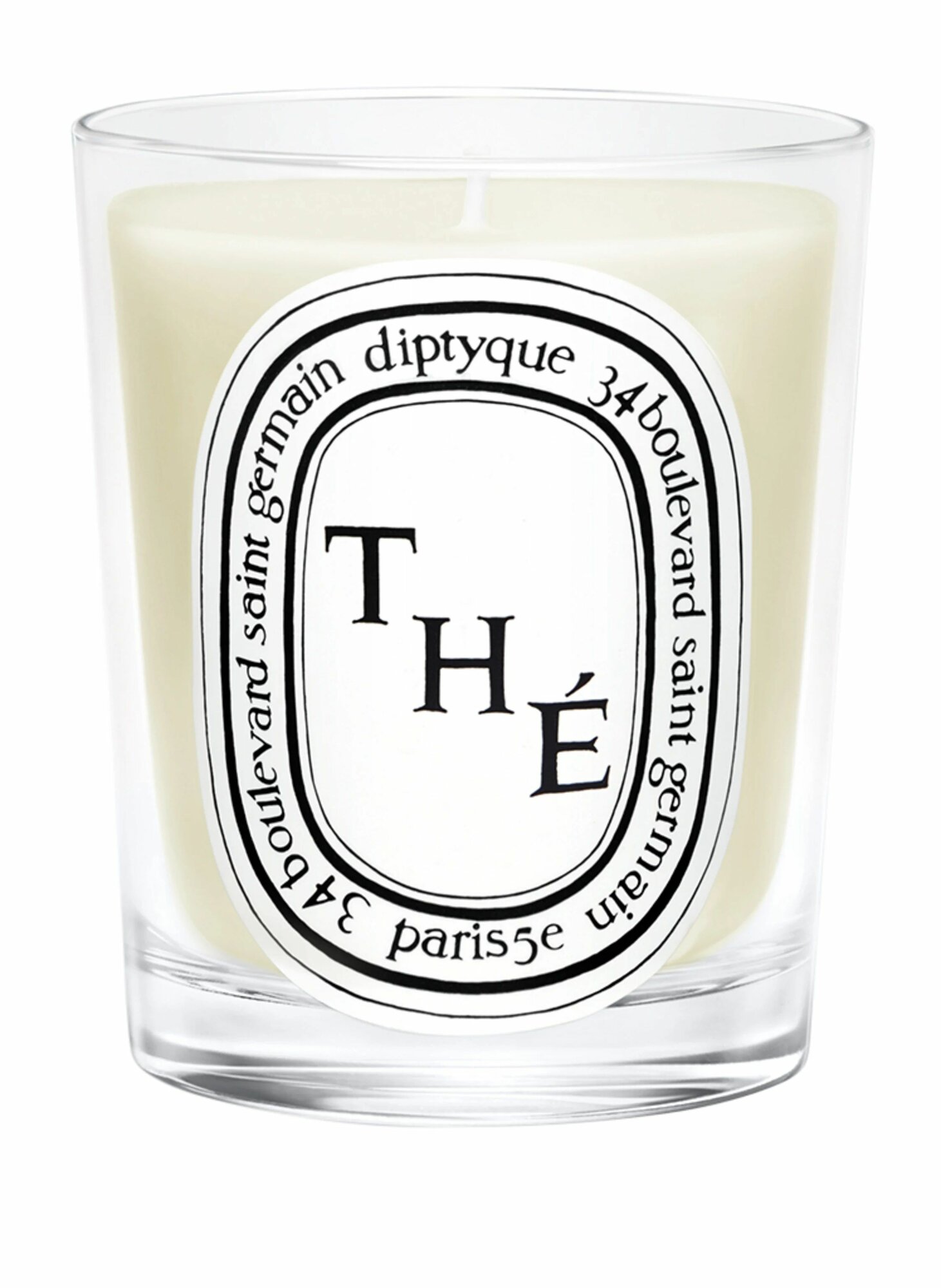 Свеча Diptyque "THE", в подсвечнике, ароматическая, вес 190 г