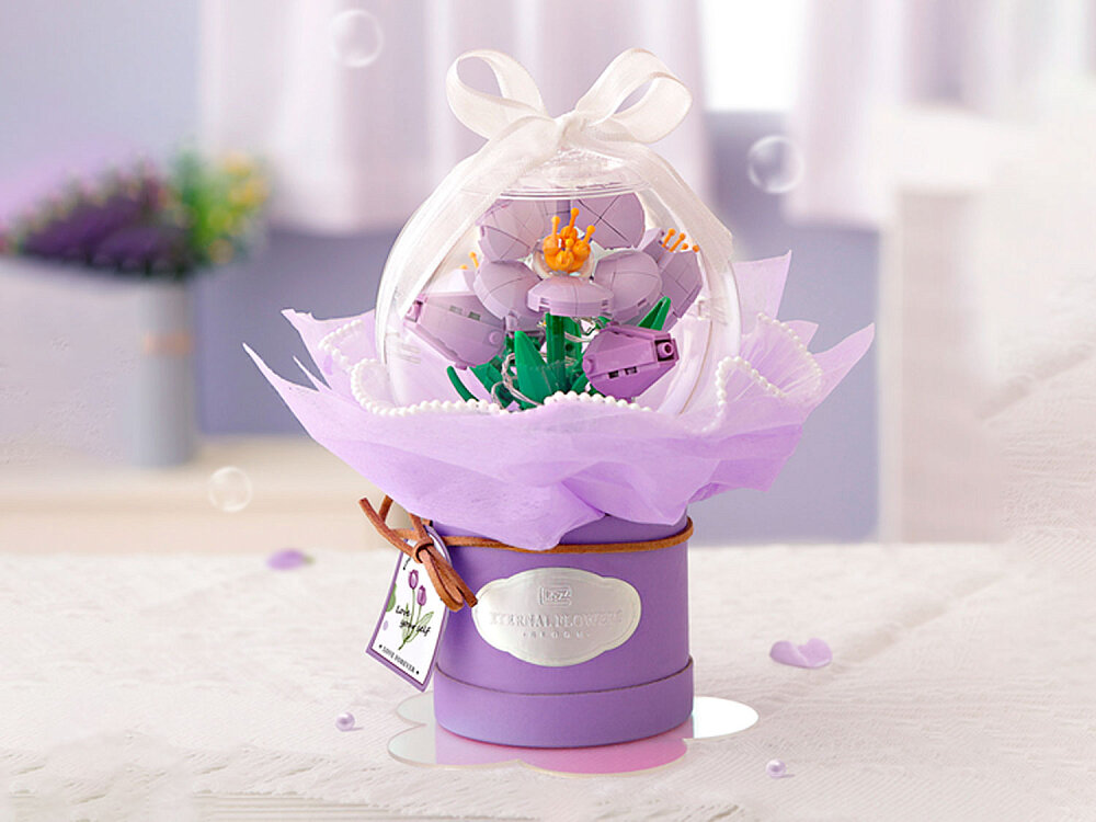 Конструктор LOZ 1297_MK Конструктор Сиреневая романтика