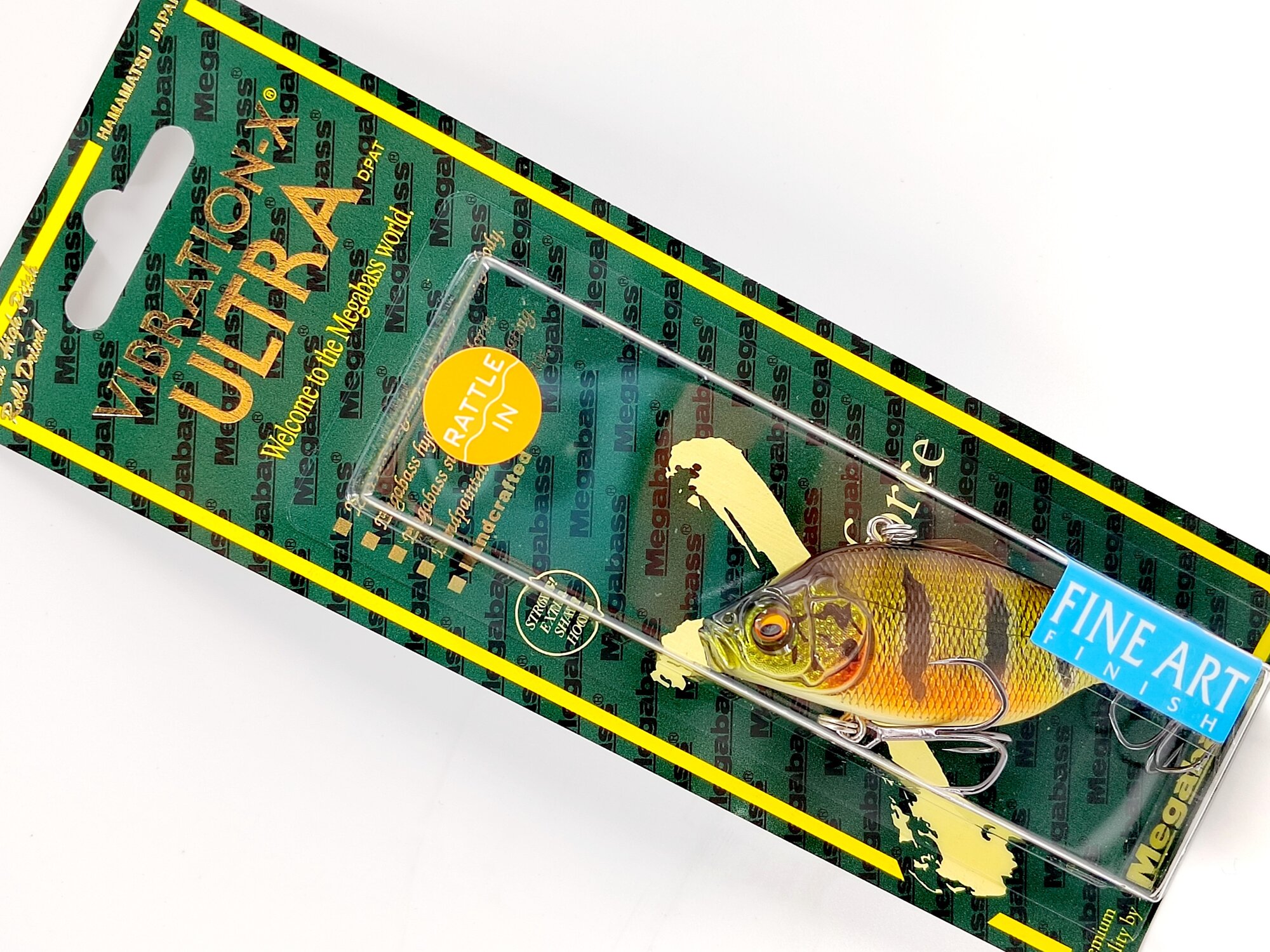 Воблер (виб) Megabass VIBRATION-X ULTRA (Rattle In) - FA PEACOCK