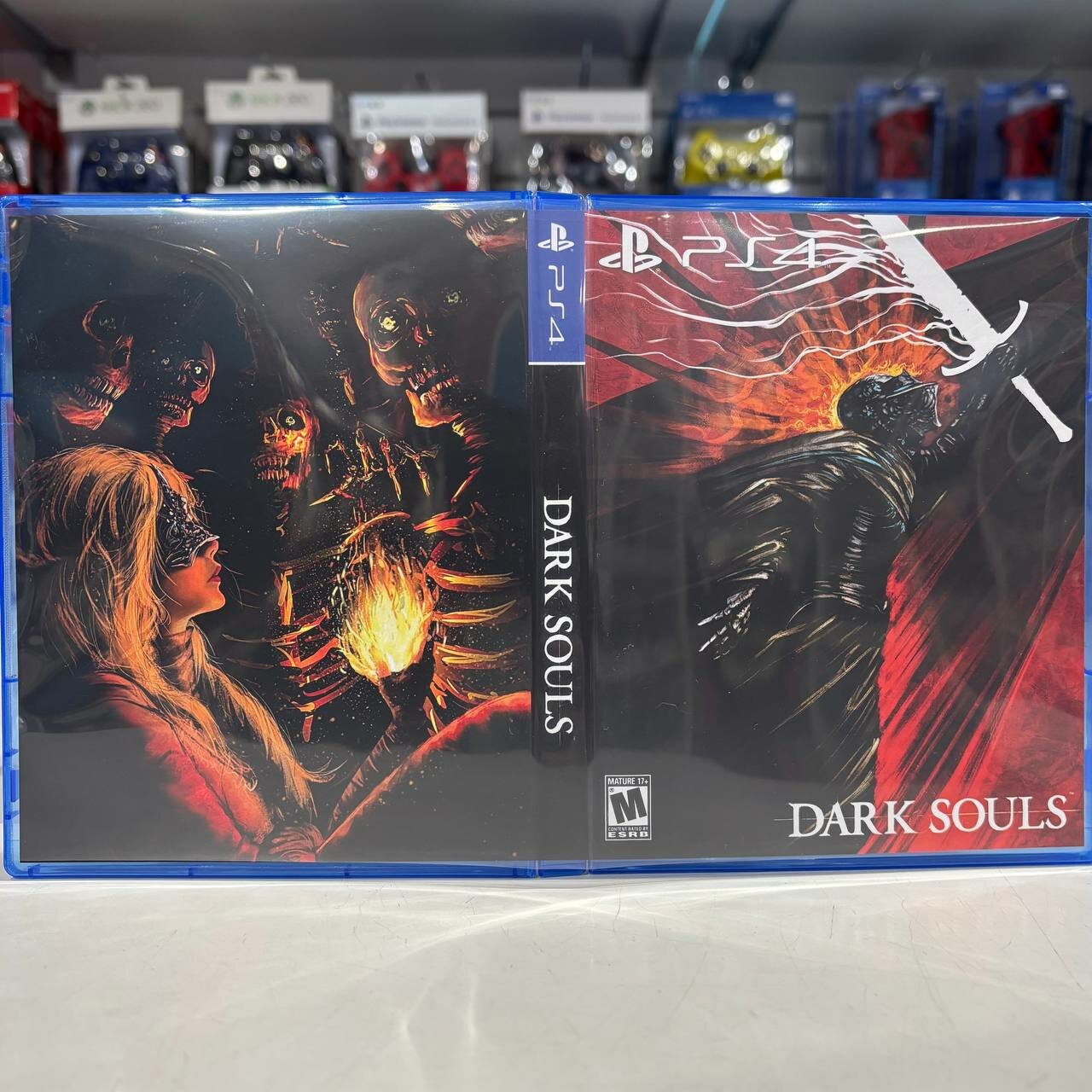 Игра "Dark Souls" PS4 - Кастомная обложка для диска №27