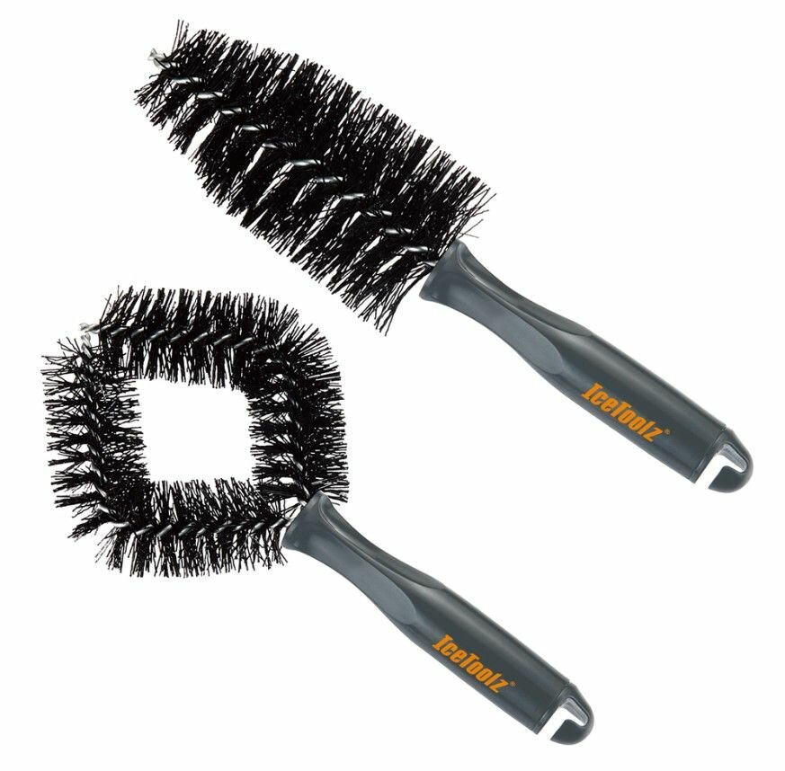 Щетки для чистки велосипедных покрышек и кассеты 30см набор 2шт IceToolz C124
