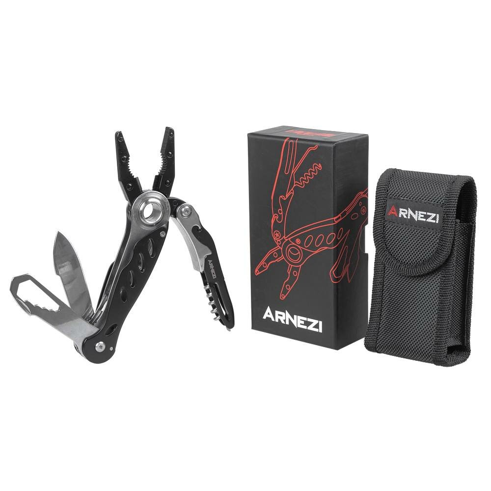 Мультитул с плоскогубцами Stinger 9в1 ARNEZI R5010156