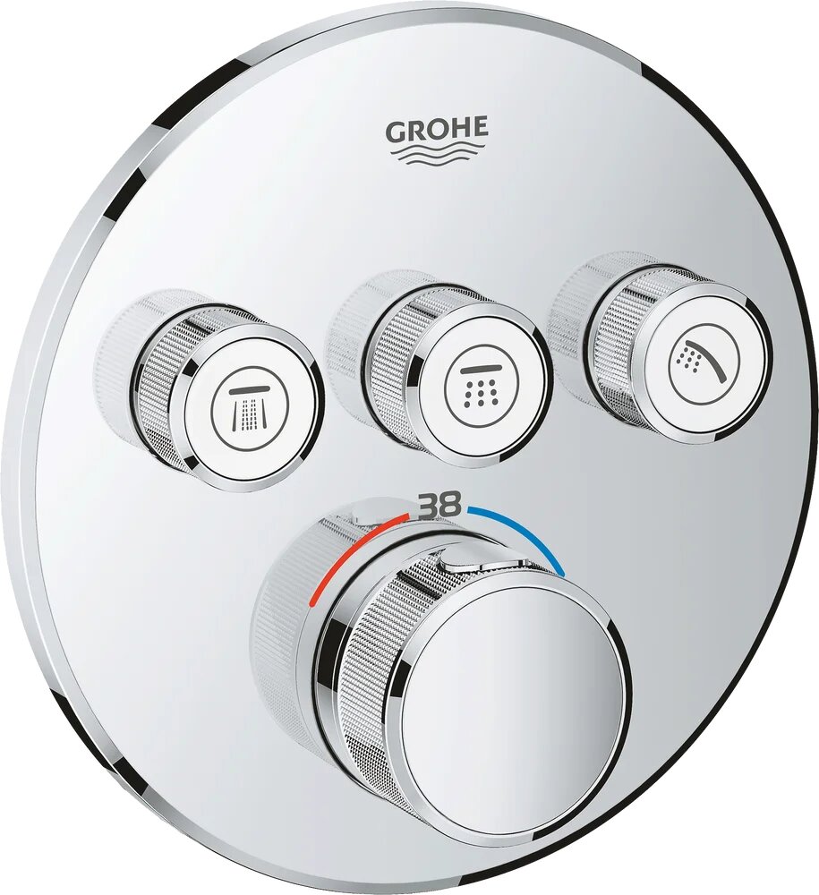 Термостатический смеситель встраиваемый Grohe Grohtherm SmartControl 29121000 для душа