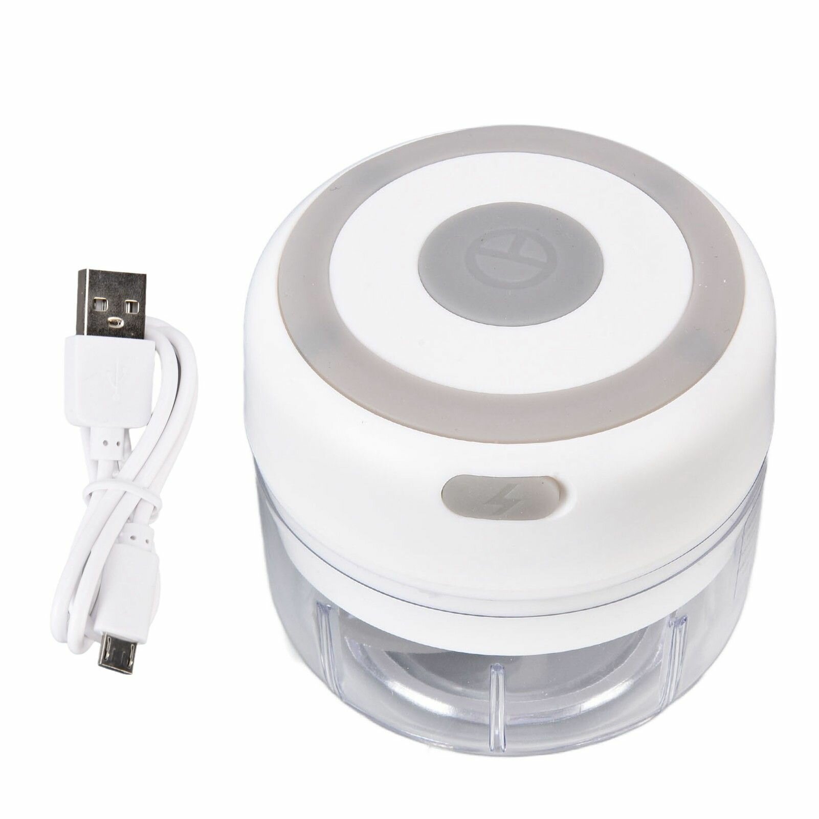 Мини-измельчитель, прочная электрическая емкость 100 мл, быстро измельчающая портативная мясорубка для кухонной утвари, белый цвет