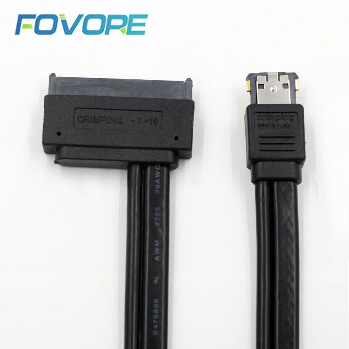 Новый кабель Dual Power eSATA USB 12 В 5 В Combo to 22Pin SATA USB Hard Disk