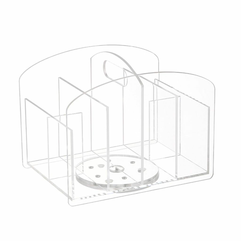 Акриловый органайзер для художественных принадлежностей, большой вместительный держатель ручек стола и класса, прозрачный контейнер хранения маркеров