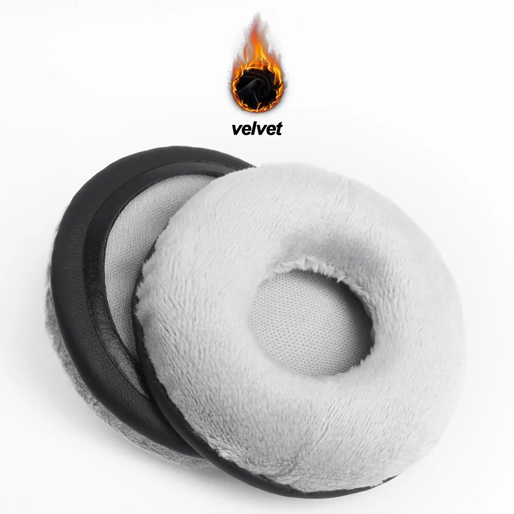 Кожаные амбушюры для JBL T500BT T460BT 510BT Tune 500 T450BT (пара) Gray Velvet