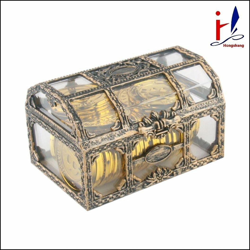 Пиратский сундук эксклюзивный с прозрачными стенками